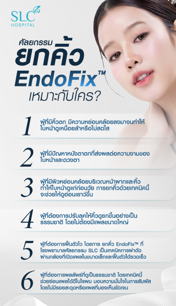 ความลับหน้าแบ๊ว ยกคิ้ว EndoFix™ เทคนิคใหม่ล่าสุดที่สายเกาต้องรู้